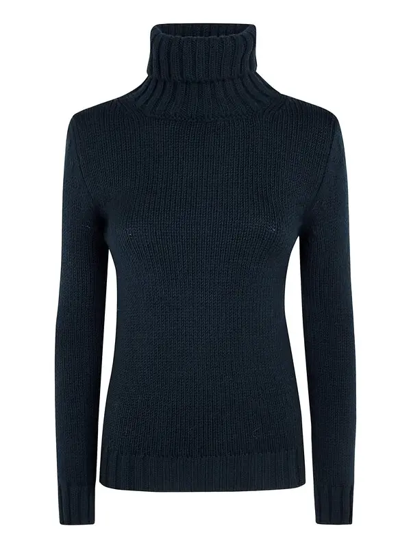 BASE B8565 Turtleneck Sweater - Green