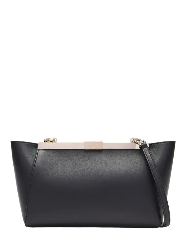 Giorgio Armani Leather Clutch - Black