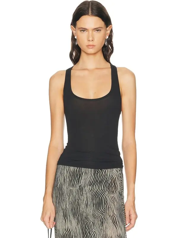 GRLFRND Essential Racerback Tank - Black