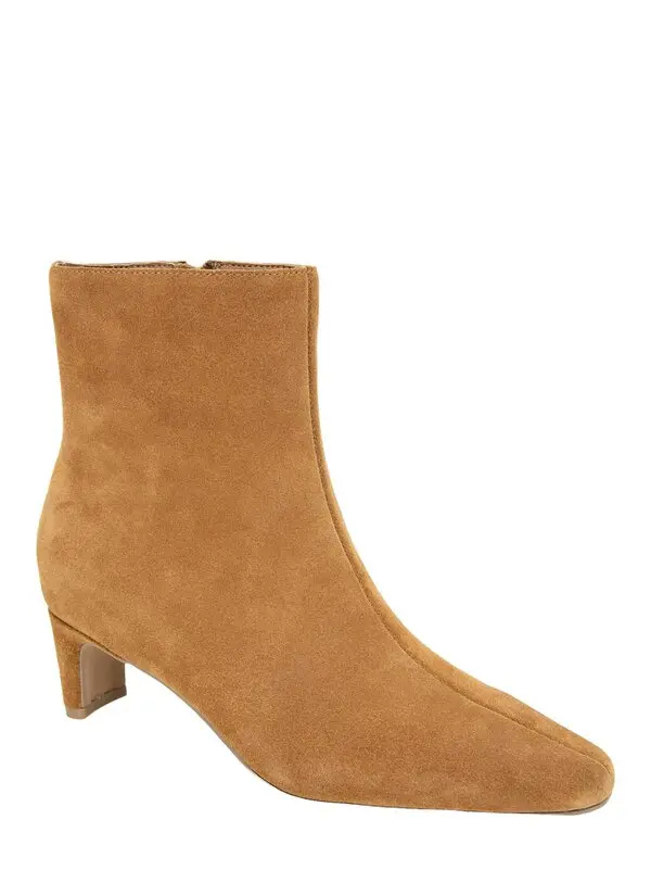 Splendid Justice Suede Ankle Boots - Caramel