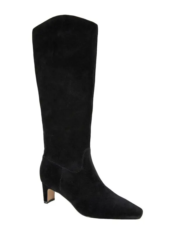 Splendid Jack Tall Suede Boot - Black