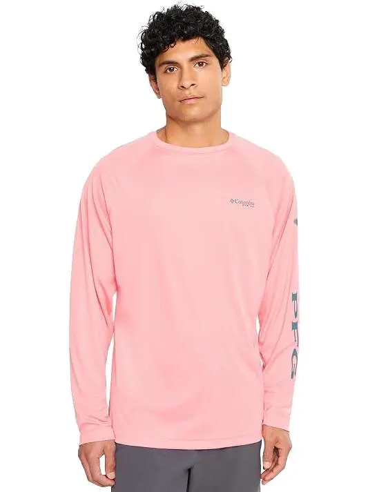 Columbia Pfg Terminal Tackle Long Sleeve Shirt - Pink