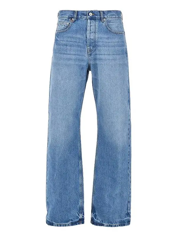 Jacquemus De-nîmes" Straight Denim Pants - Blue