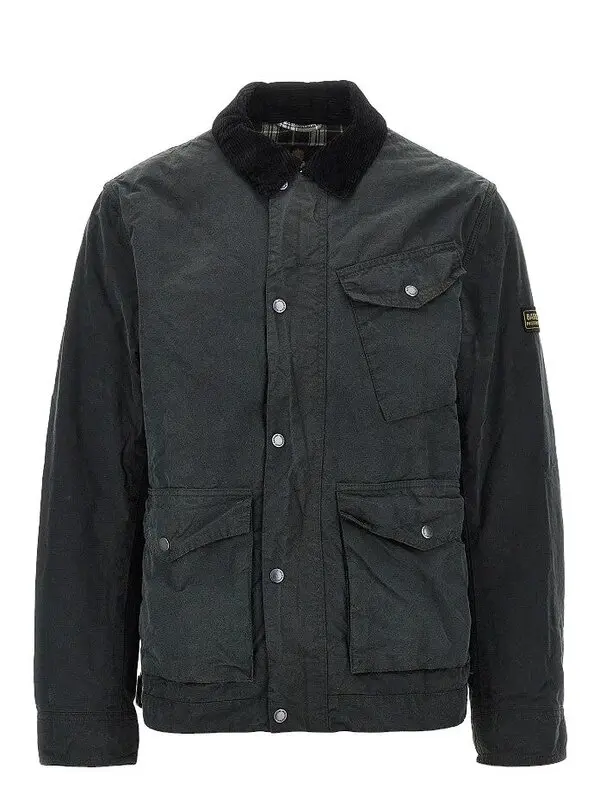 BARBOUR INTERNATIONAL Drifter Waxed Cotton Jacket - Green