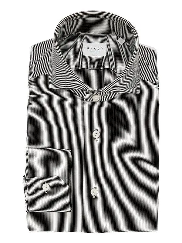 XACUS Tailor Fit 'active' Shirt - Black