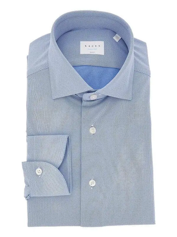 XACUS Tailor Fit 'active' Shirt - Blue