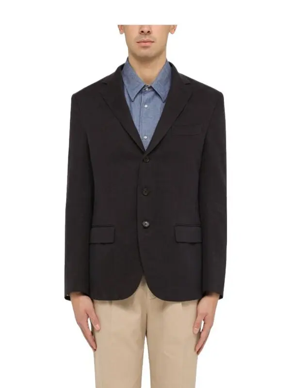 Loro Piana Single-breasted Suit Jacket - Black