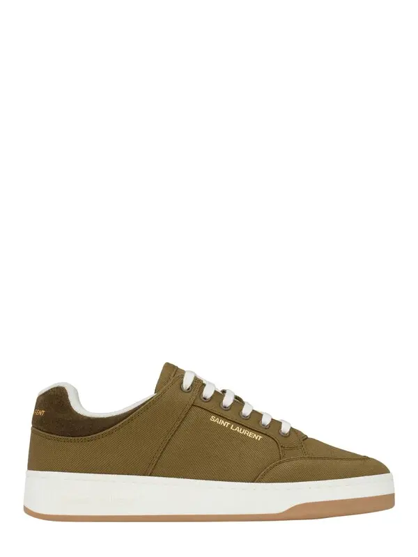 Saint Laurent Lace-up Sneakers - Green