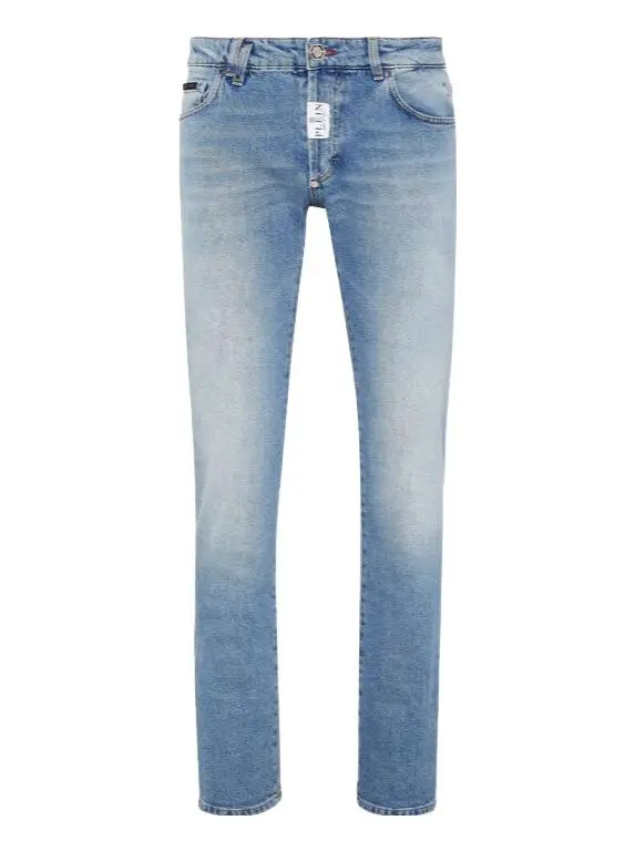 Philipp Plein Belt-loop Jeans - Blue