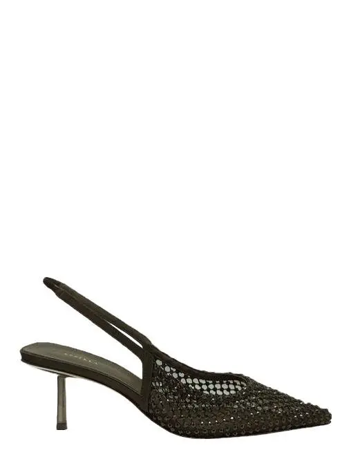 LE SILLA Gilda 60mm Embellished Slingback Pumps - Black