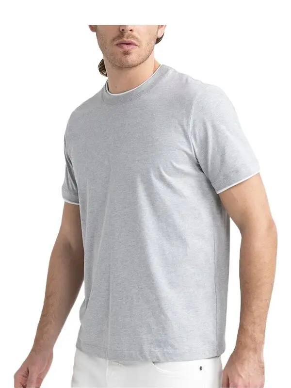 Peserico Logo-print T-shirt - Granite