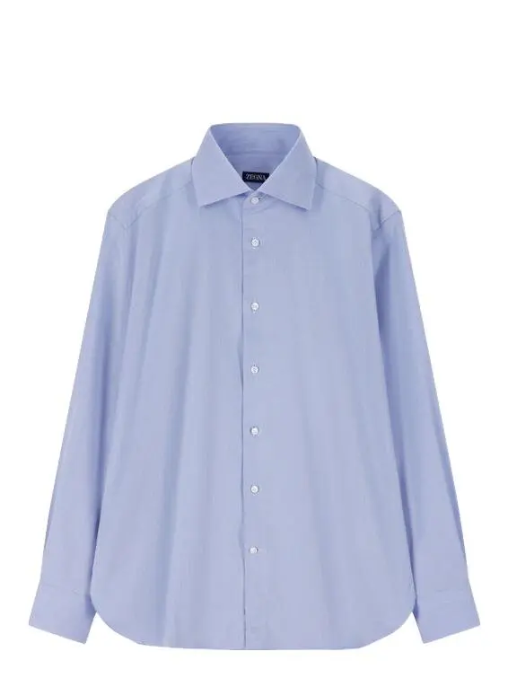 Zegna Long-sleeved Shirt - Blue