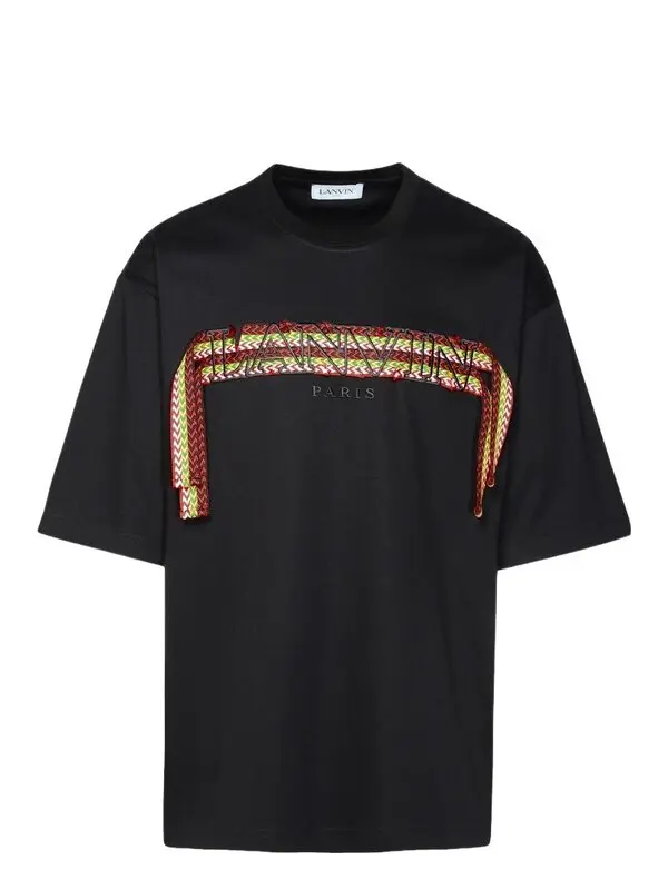 LANVIN Curblace Crewneck T-shirt - Black