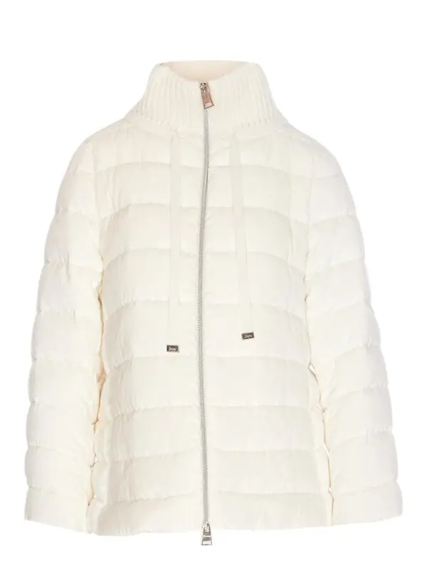 Herno Zip-up Corduroy Jacket - White