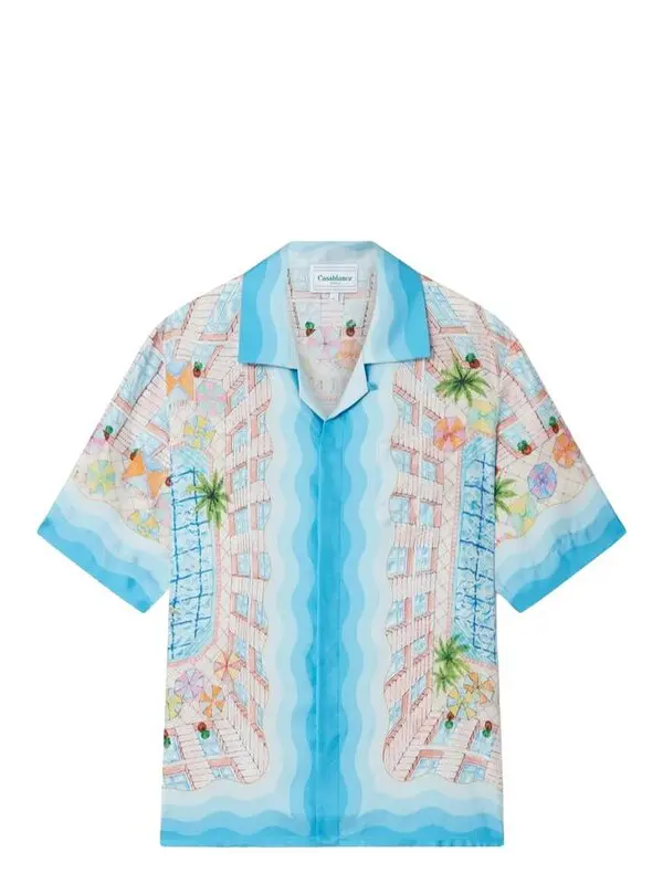 Casablanca Le Plongeon Shirt - Blue