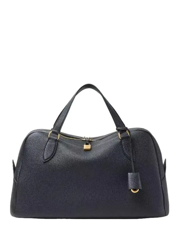 Loro Piana Needle Medium Shoulder Bag - Black