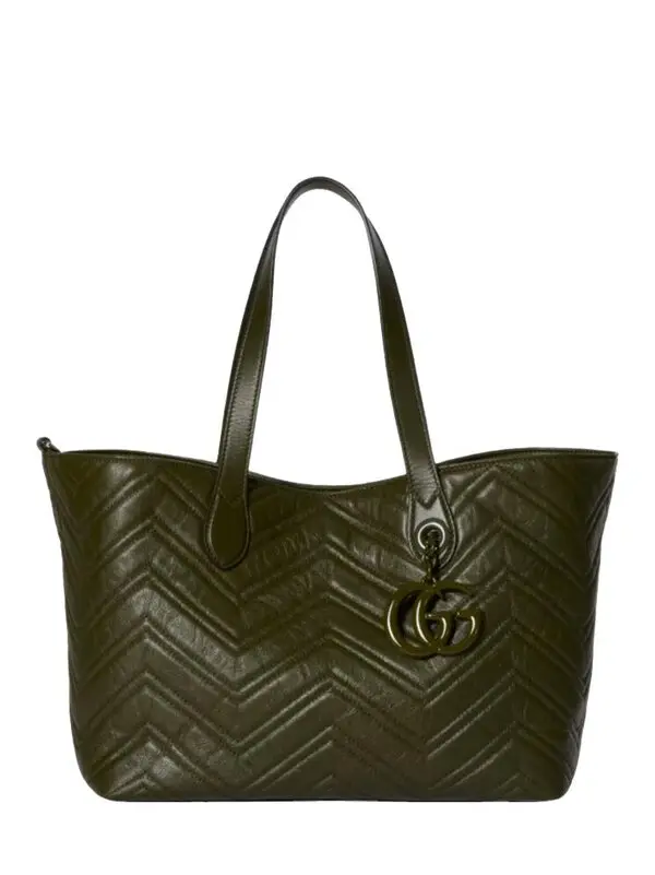 Gucci Gg Marmont Tote Bag - Forest Green
