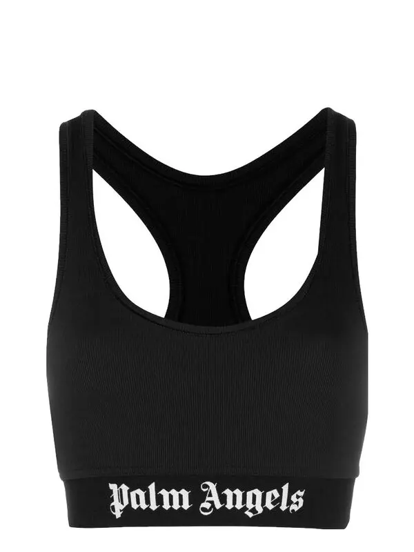 Palm Angels Logo-print Sports Bra - Red