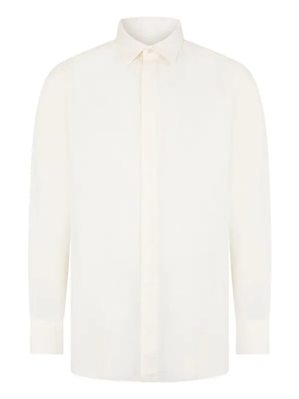 TOM FORD Concealed Placket Shirt - White