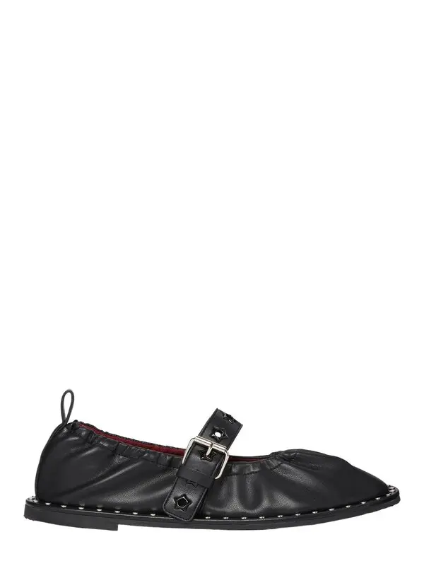 Stella McCartney Falabella Star-studded Ballet Flats - Black