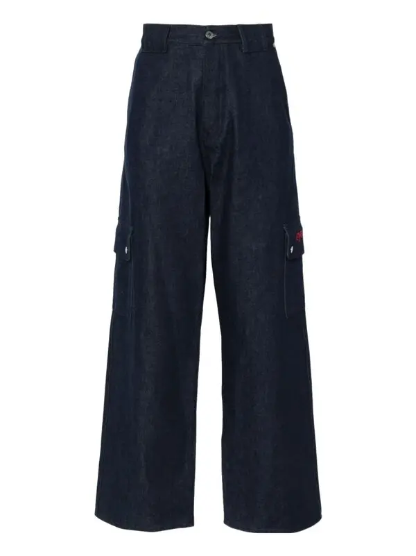 Off-White Script Cargo Jeans - Black