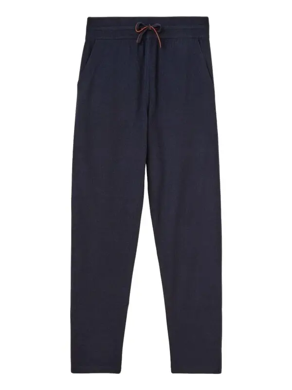 Loro Piana Drawstring Knitted Pants - Navy Blue
