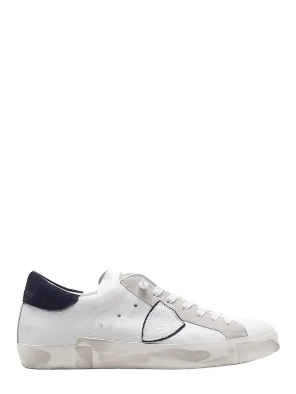 Philippe Model Logo Detail Casual Sneakers - White