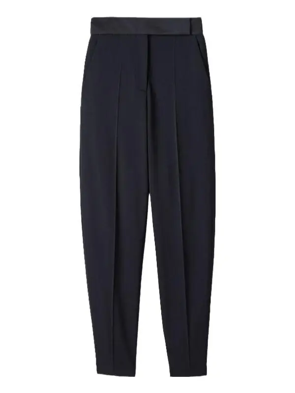 JOSEPH Aix Seam Detail Tailored Trousers - Black