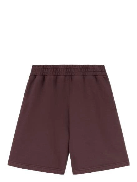 Palm Angels Logo Printed Elastic Waist Track Shorts - Red
