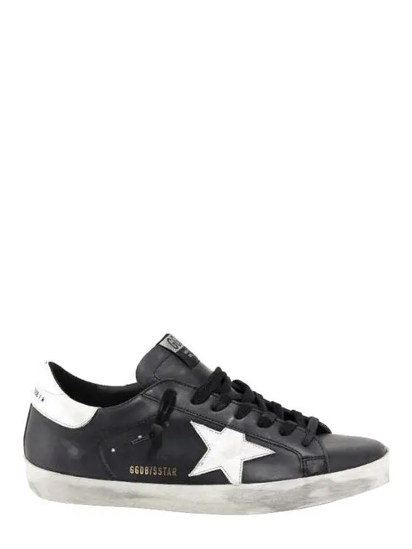 GOLDEN GOOSE Superstar Low Top Sneakers - Black