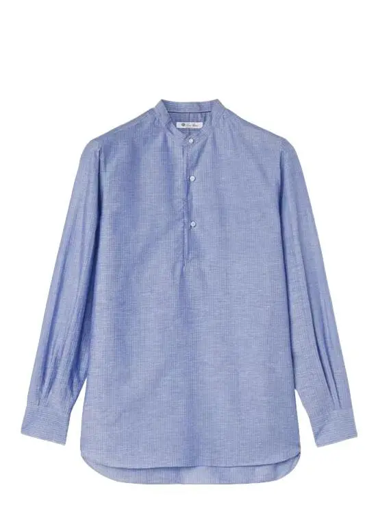 Loro Piana Elia Striped Shirt - Blue