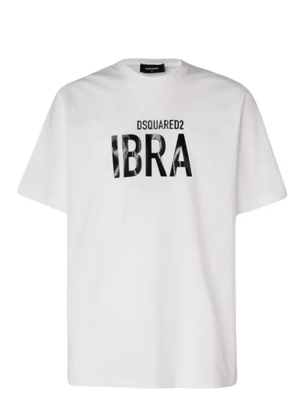 Dsquared2 Ibra-printed Crewneck T-shirt - White