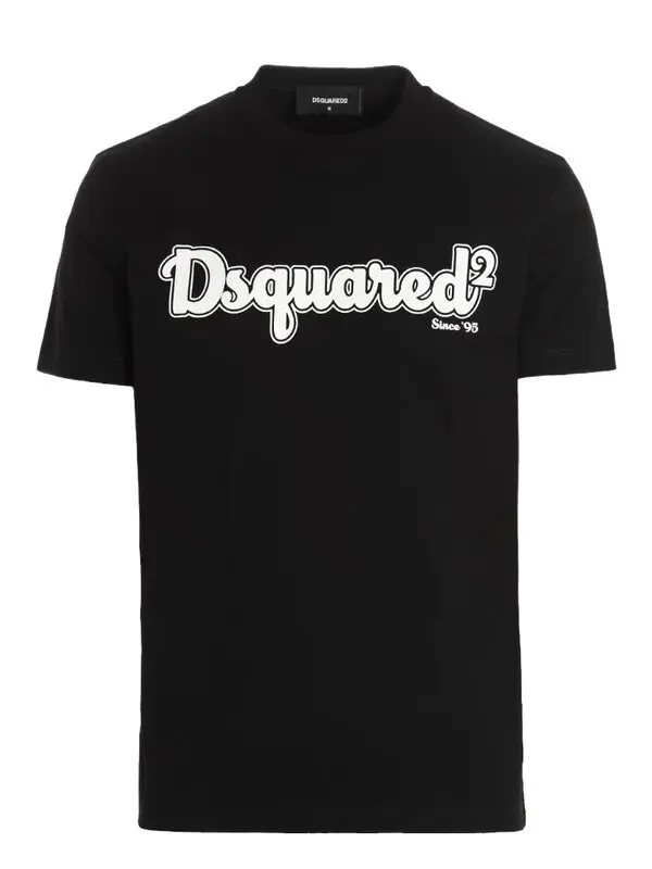Dsquared2 Logo-print Cotton T-shirt - Black