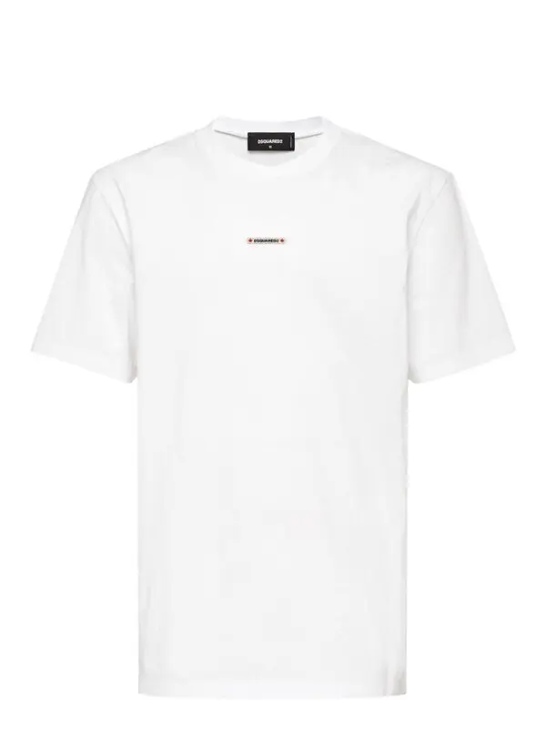 Dsquared2 Gummy Logo Regular Fit T-shirt - White