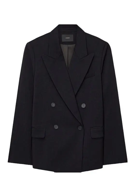 JOSEPH Double-breasted Blazer - Black
