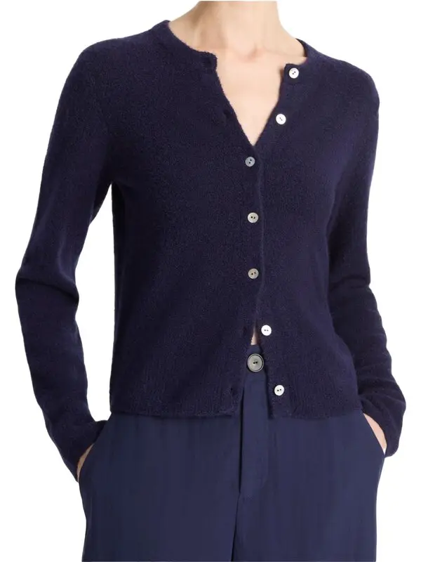 Vince Long-sleeved Crew Neck Sweater - Black
