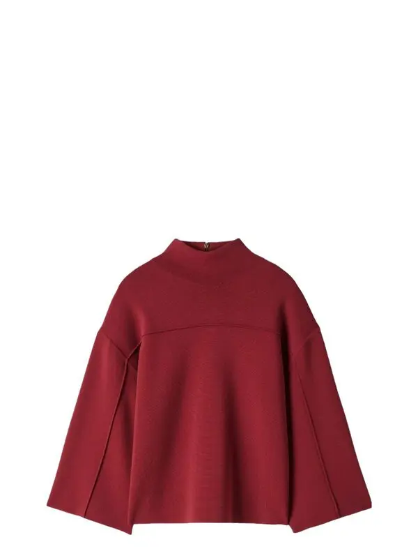 JOSEPH Halterneck Sweatshirt - Cherry