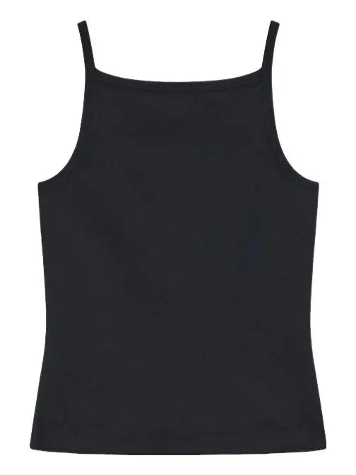 JOSEPH Square Neck Sleeveless Top - Black