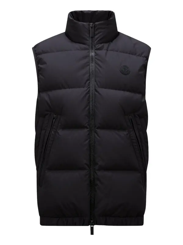 Moncler Fedare Zip-up Padded Gilet - Black