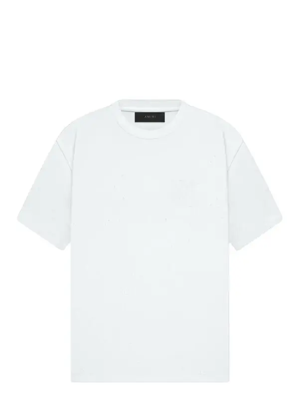 Amiri Logo Printed Crewneck T-shirt - White