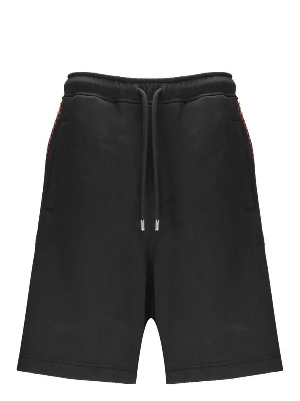 LANVIN High Waist Drawstring Shorts - Black