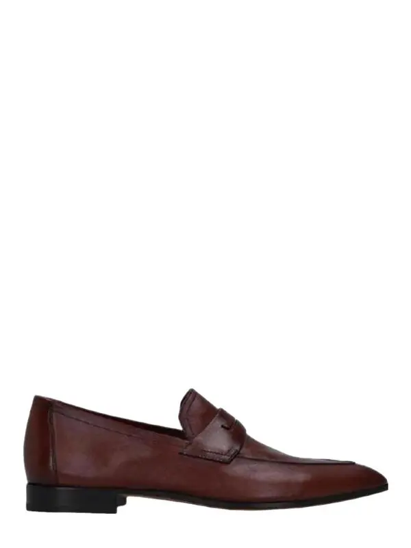 Berluti Square Toe Loafers - Brown