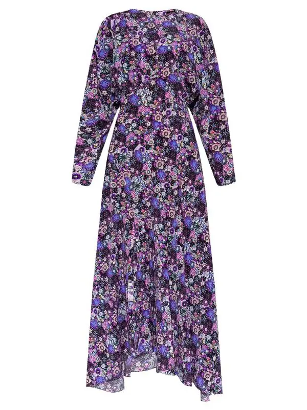 Isabel Marant Étoile Floral Maxi Dress - Purple