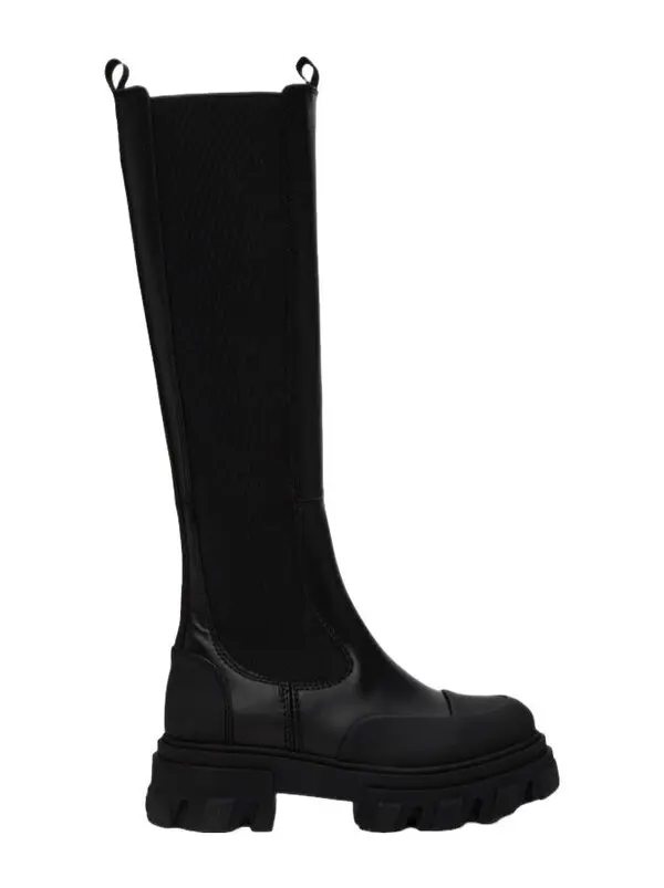 GANNI Knee High Boots - Black