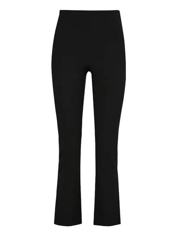 Vince High-waisted Cropped Trousers - Black