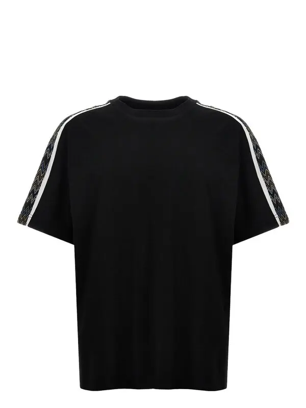 Missoni Zig Zag Pattern Crewneck T-shirt - Black
