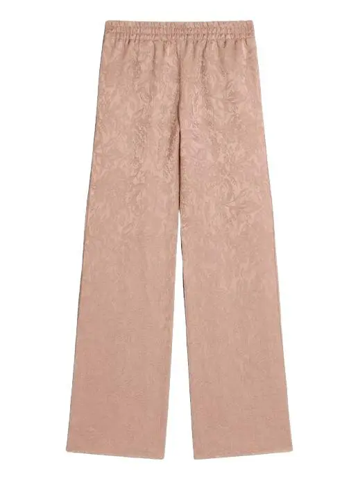 GOLDEN GOOSE Elasticated Waist Trousers With Double Star Detail - Pink