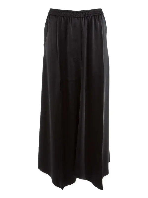 Nanushka Handkerchief Midi Skirt - Black