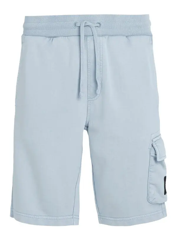 Calvin Klein Cargo Drawstring Shorts - Blue