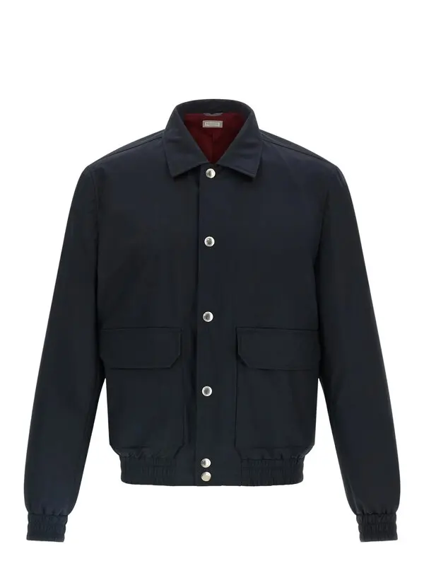 Brunello Cucinelli Bonded Jacket - Black